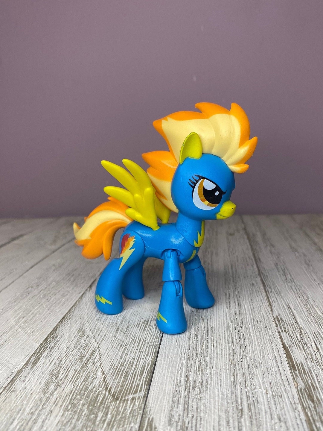 MLP G4 Guardians of Harmony Wonderbolts Spitfire 4.25” Jointed Action ...