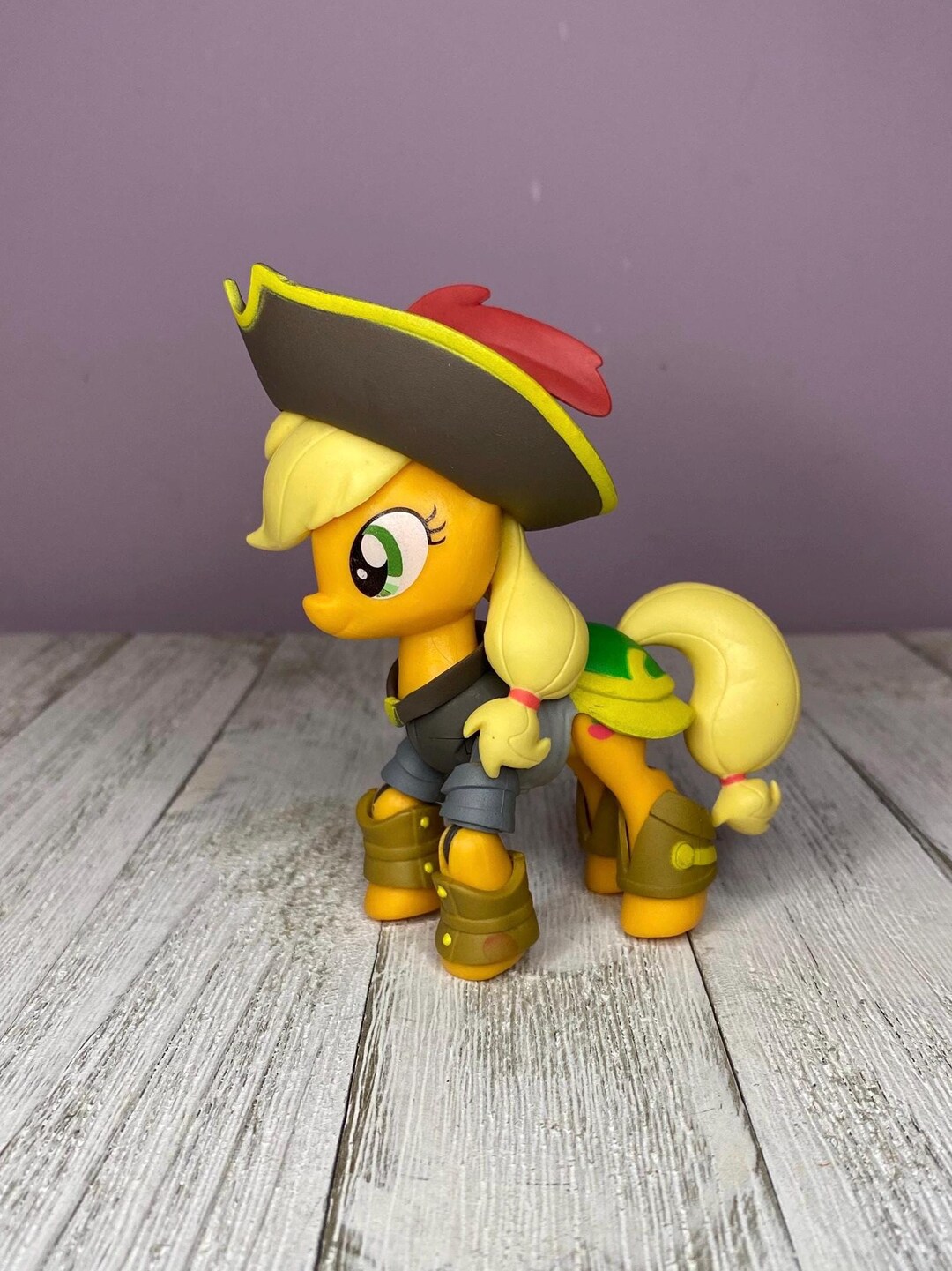 MLP G4 Guardians of Harmony Pirate Applejack 4.5” Jointed Action Figure ...