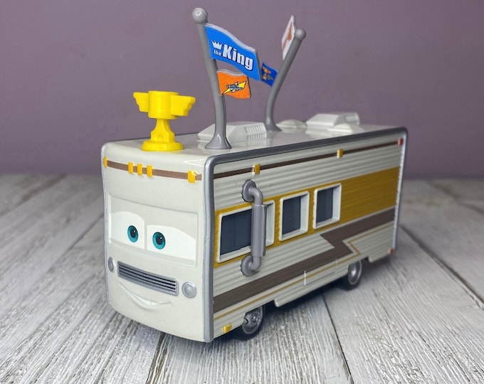 Disney Pixar Cars Dinoco 400 Van Scanlane RV Deluxe Diecast Metal ...