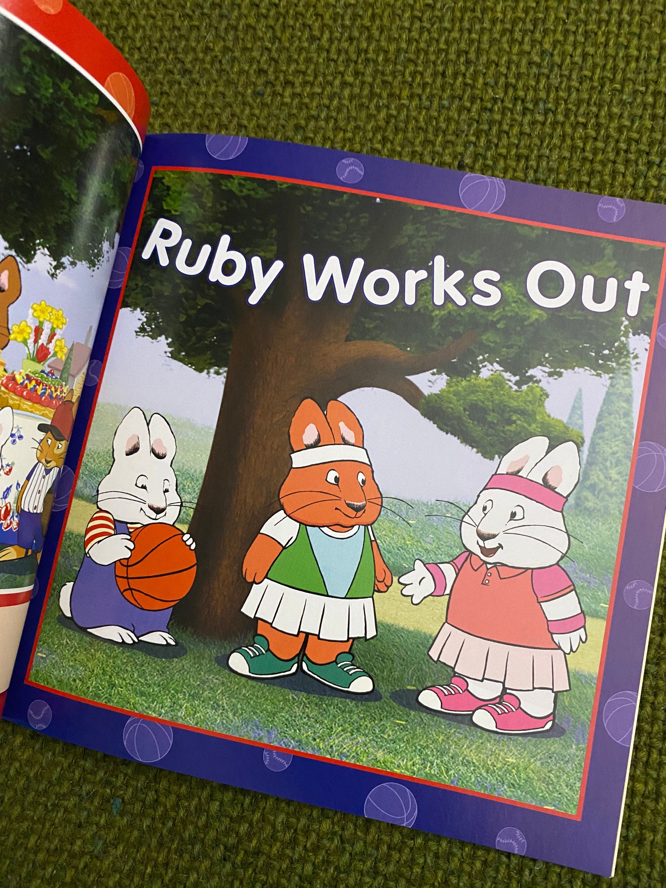 Max and Ruby Three Sporty Bunny Tales Book grosset and Dunlap | Etsy UK
