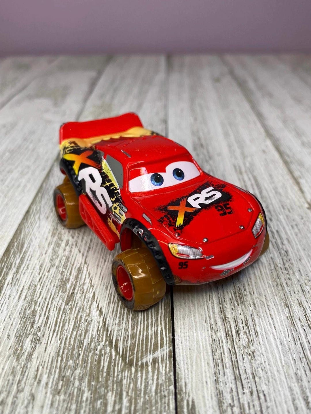 Disney Pixar Cars XRS Mud Racing Lightning Mcqueen 3” Diecast Car - Etsy