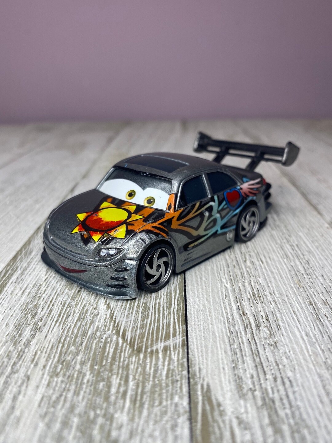 Disney Pixar Cars Toon Tokyo Mater Manji 3 Metal Car flaws/see ...