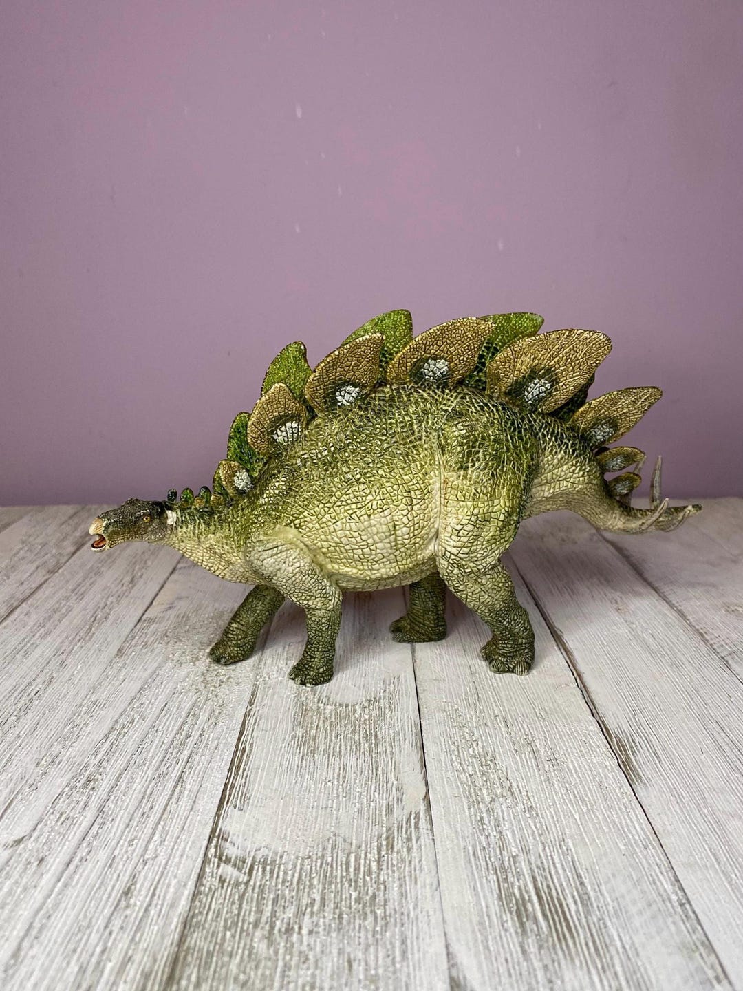 PAPO Stegosaurus Dinosaur 8” Figure Figurine Model (2005 PAPO) Flaws ...