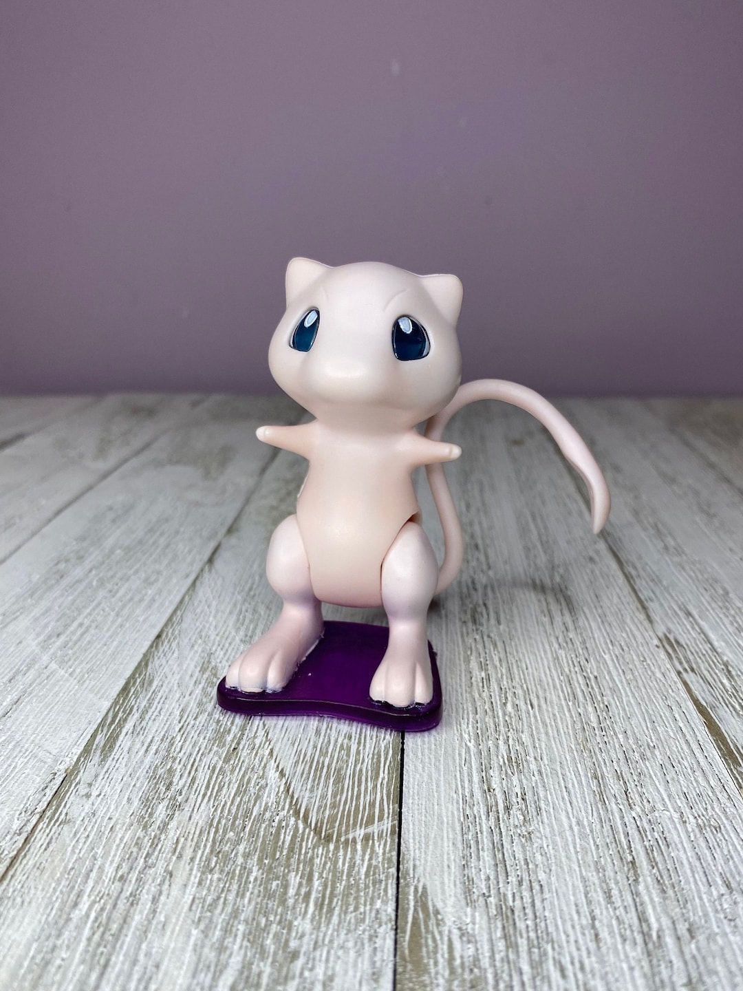 Pokémon Mew 3” Figure/cake Topper Burger King Toy (1999 Nintendo Burger ...