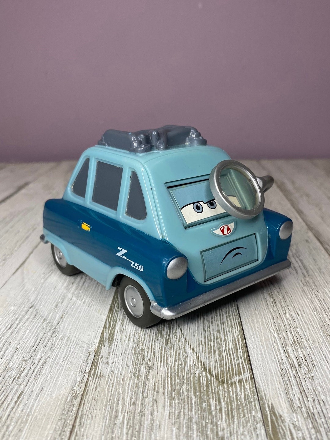 Disney Pixar Cars 2 Make-a-face Professor Z Large Chunky Plastic Car ...