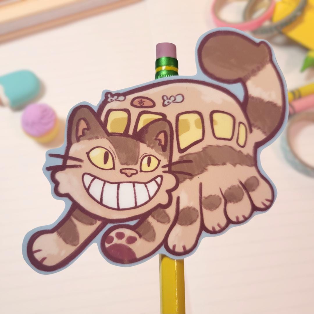 Totoro Katt Buss Tegning ArtStation Cat Bus