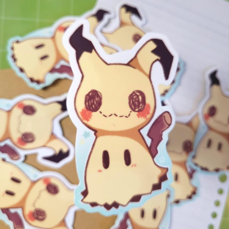 Mimikyu Pokemon Sticker || 3" Sticker - Etsy