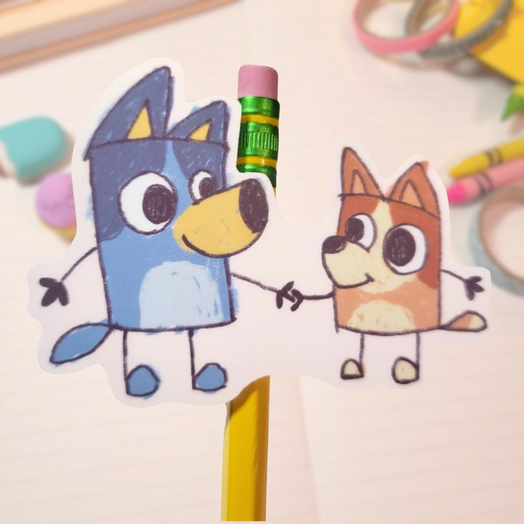 Bluey: Doodle Bluey and Bingo - Etsy