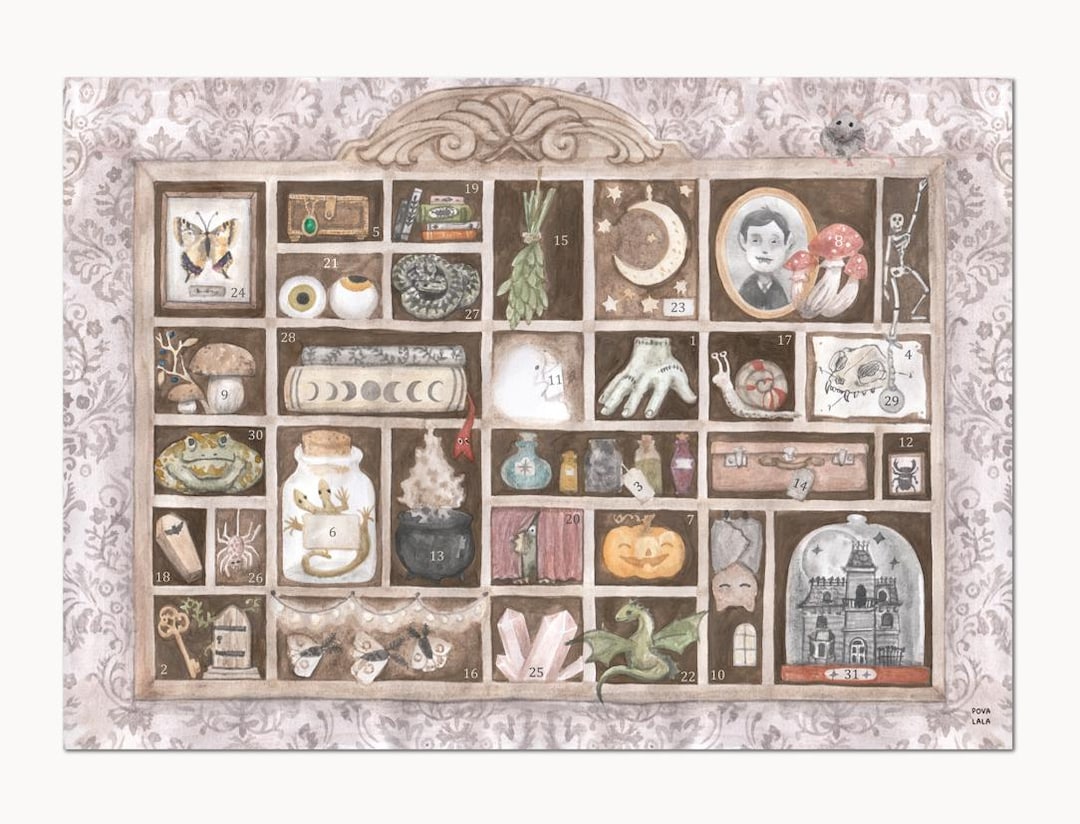 Creuser. Téléchargez le calendrier d'Halloween pour cocher le compte à ...