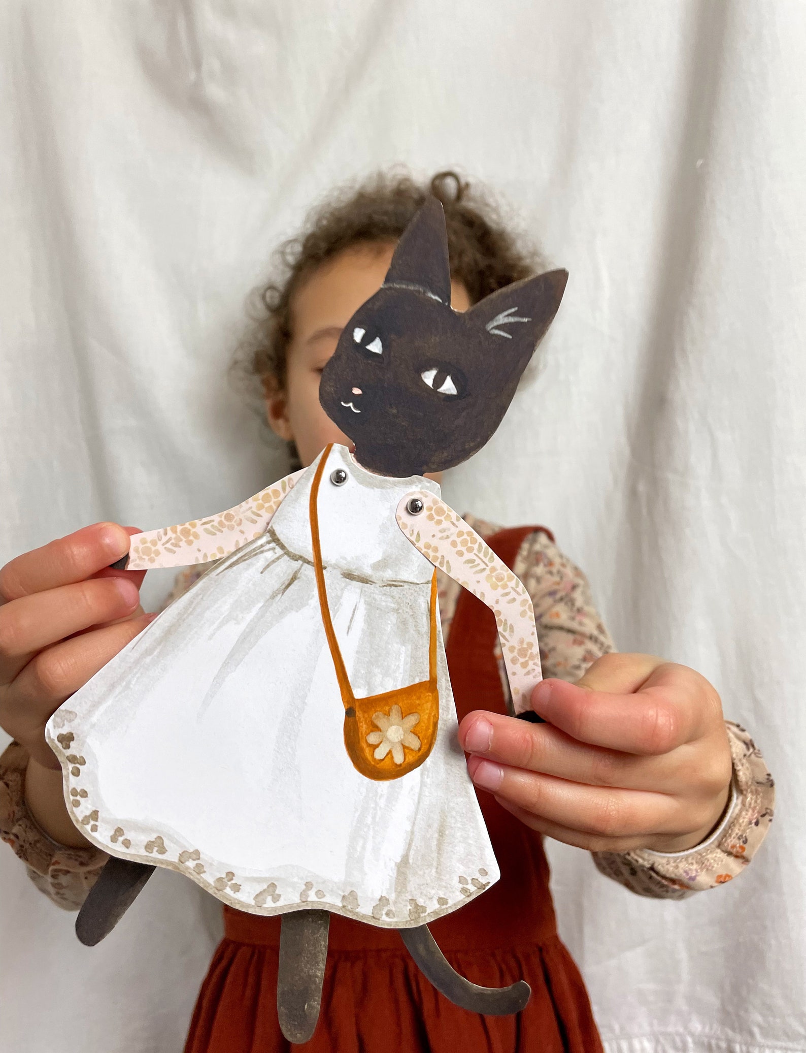 Dig Download LILY Cat Paper Doll Printables Paper Doll Articulated ...