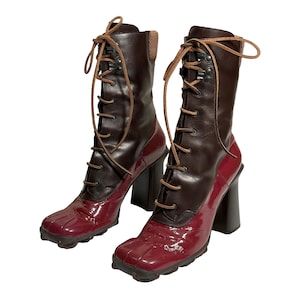 ON HOLD - Vintage 1999 'miu Miu' Bubble Sole Boots - Etsy ON HOLD - Vintage 1999 'miu Miu' Bubble Sole Boots - Etsy