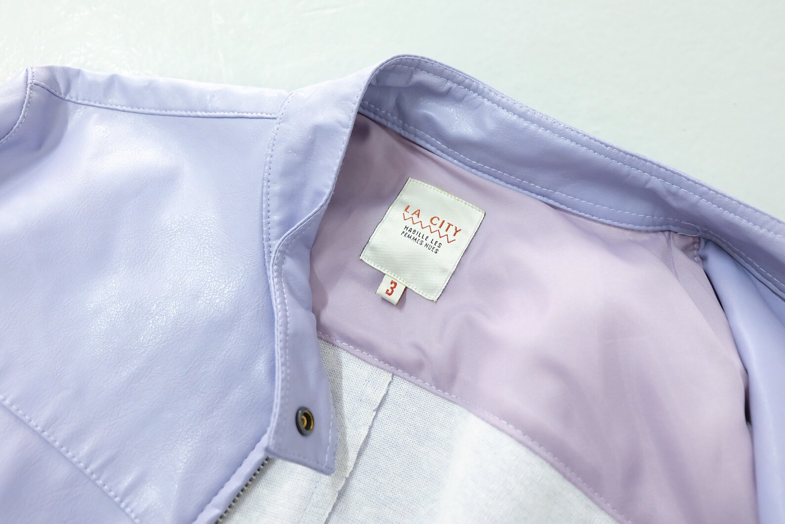 Vintage 00s Lilac Purple PVC Biker Jacket - Etsy UK