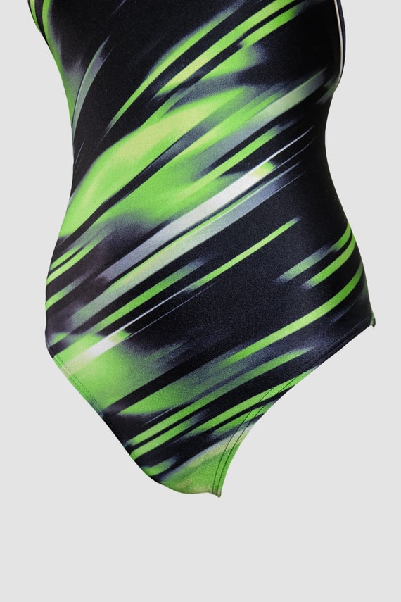 Vintage 00s 'Speedo' Green One-Piece Swimsuit - Gem