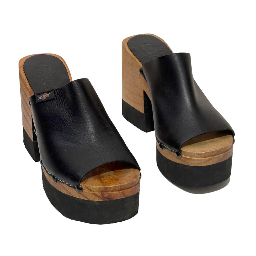 Vintage 00s 'destroy' Platform Sandals size UK 4.5 EU 37.5 US 7 - Etsy