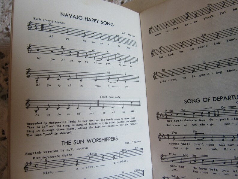 Vintage Girl Scout Pocket Songbook - Etsy