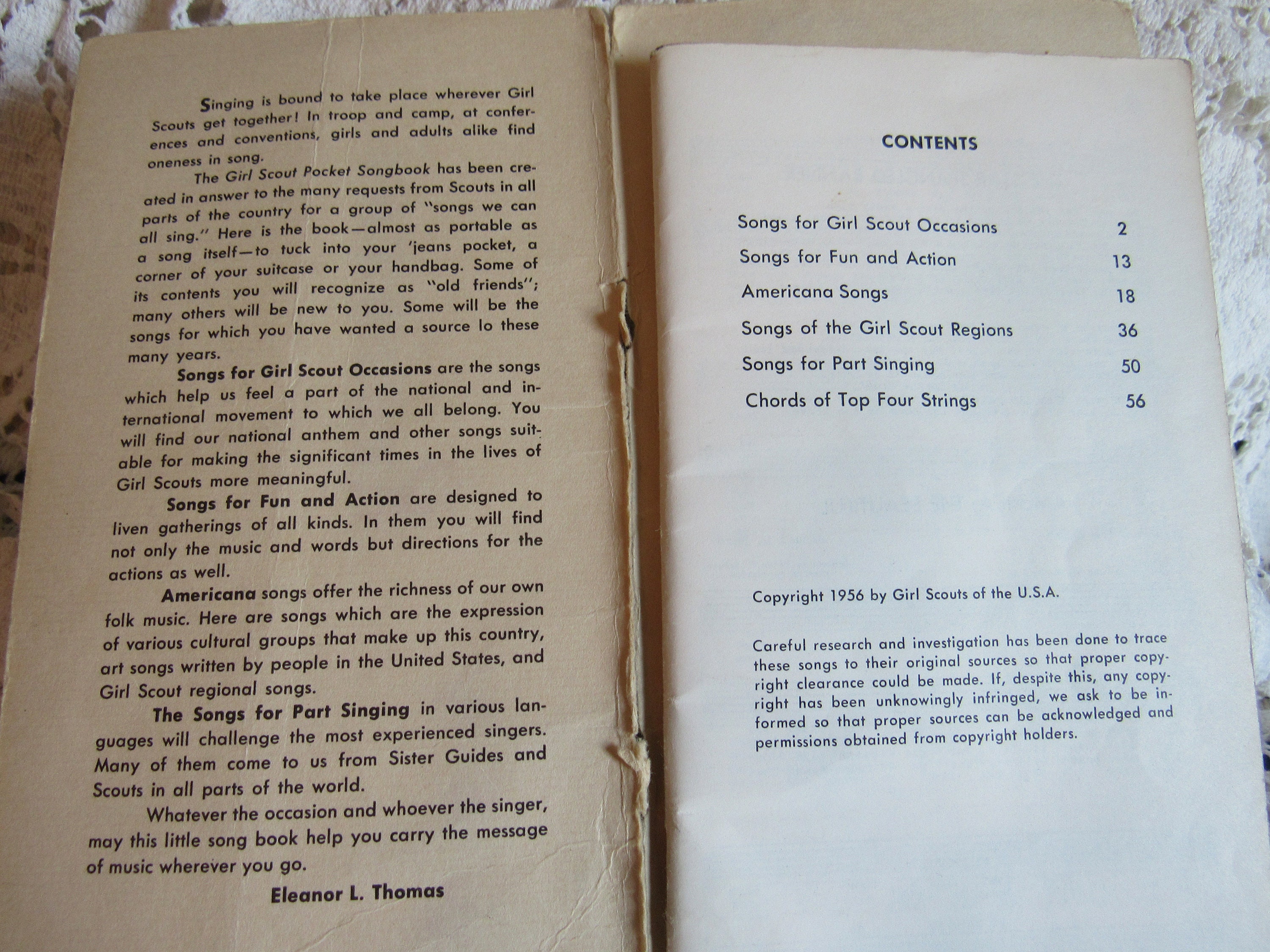 Vintage Girl Scout Pocket Songbook - Etsy