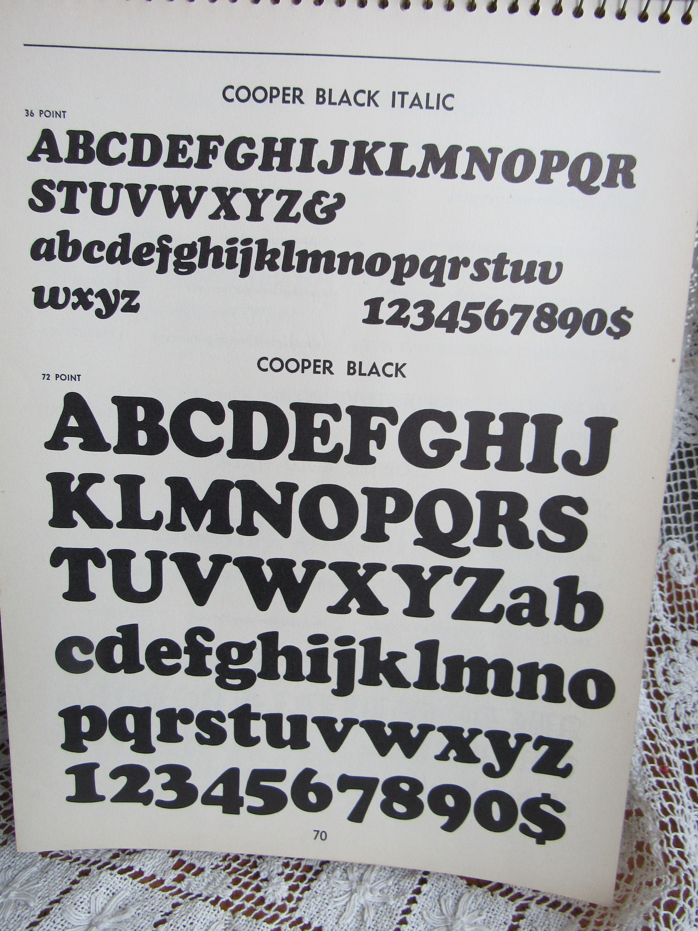 Vintage Type Specimens for Layout Printing - Etsy