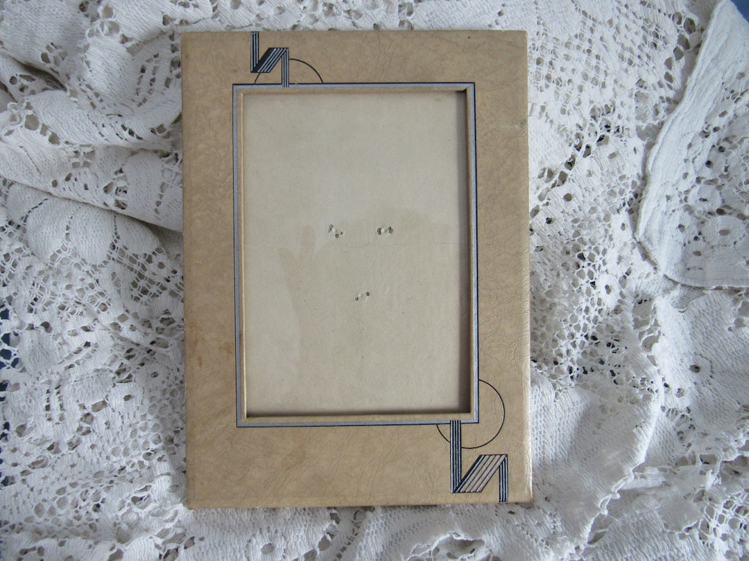Vintage 1940s Cardboard Frame With Glass - Etsy