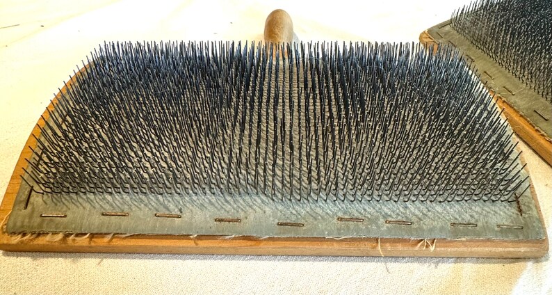 Vintage Set of Wool Carders - Etsy