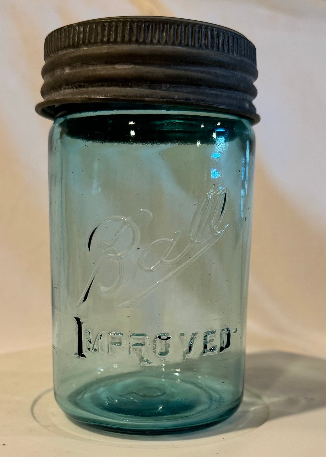 Ball Improved Antique Pint Jar - Etsy
