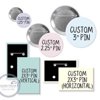 Custom Pins - Etsy