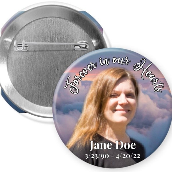 Memorial Buttons - Etsy
