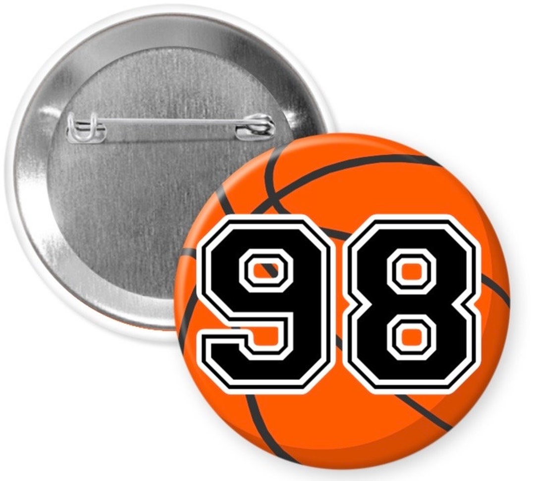 Sports Team Button, Personalized Pins for School Teams, Team Mom Dad ...