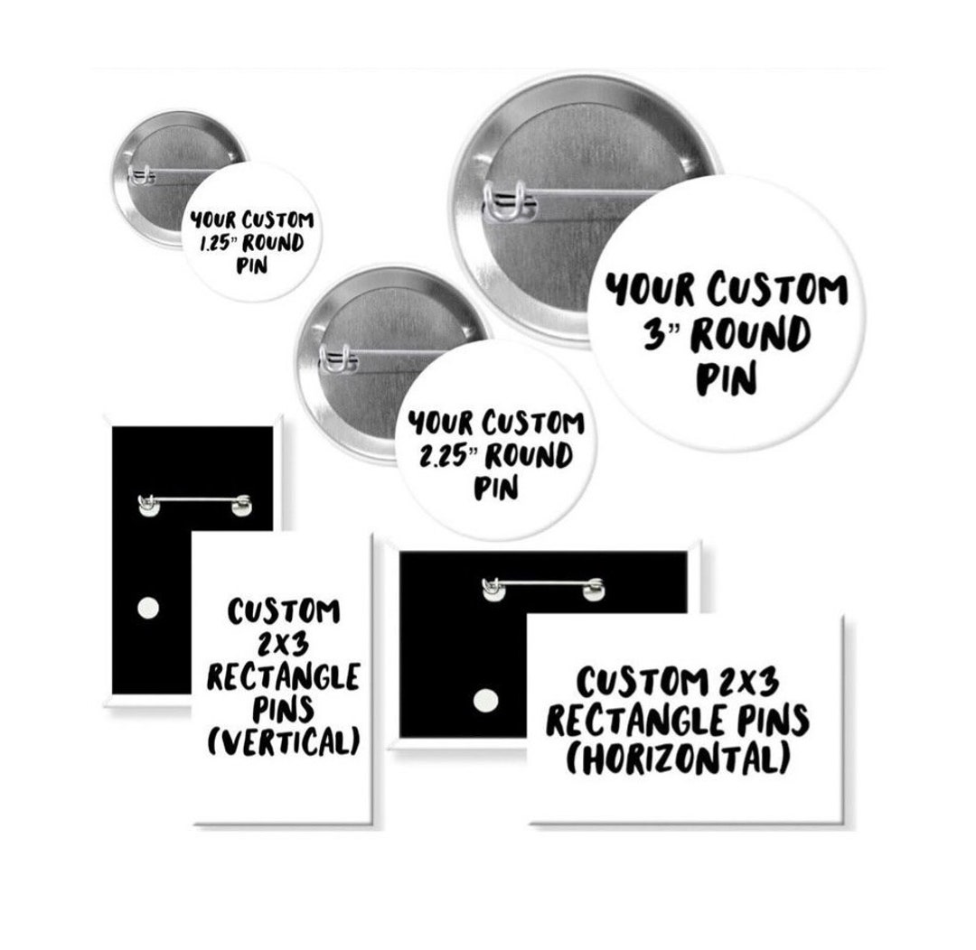 Custom Pinback Buttons - Personalized Designs for Promotion, Events ...