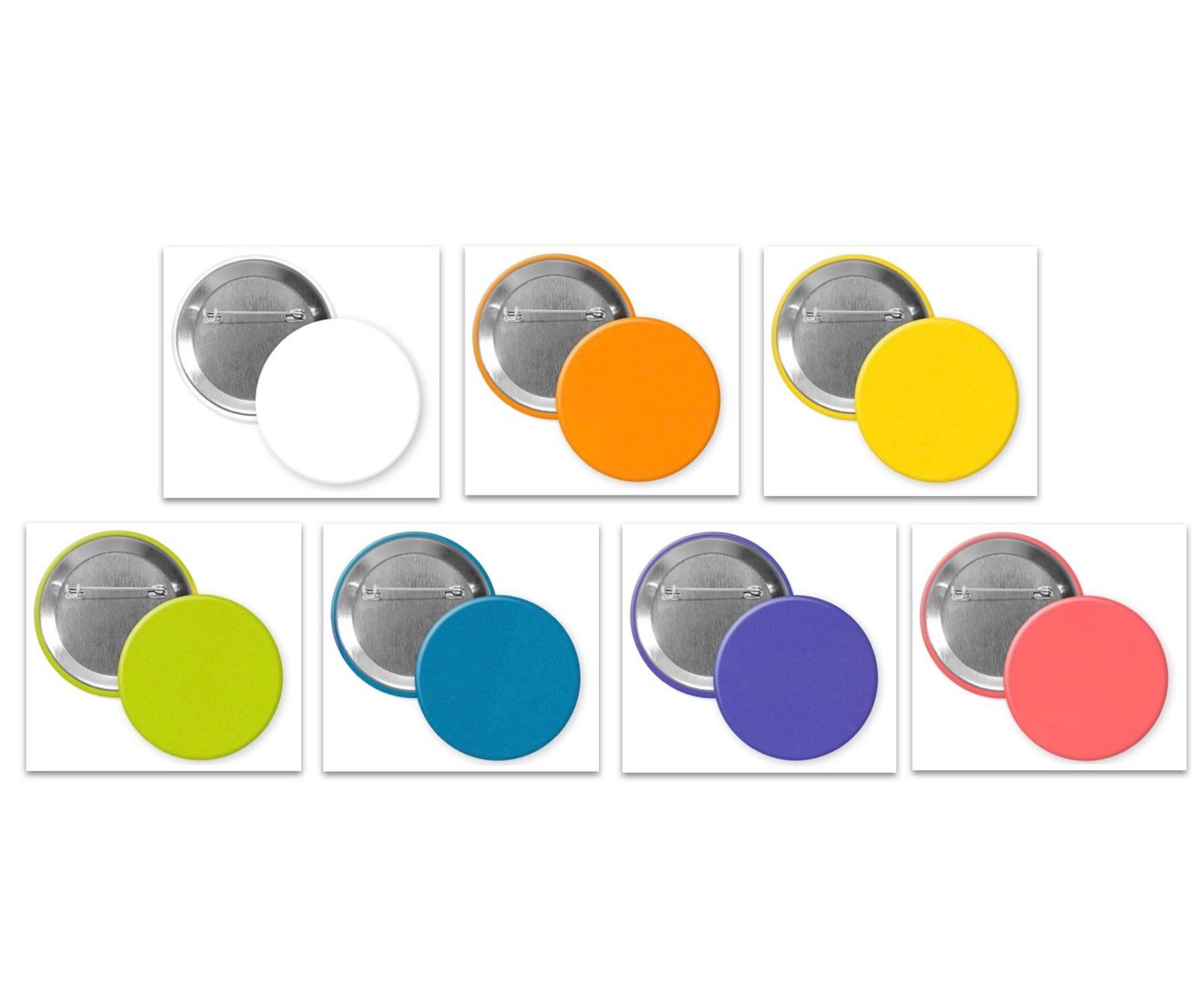 Blank Pin | Pin Back-buttons | Decorate at Home | Lots of Colors and ...