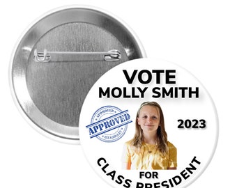 Campaign Election 3 Button Pinback Election Button Election Swag Vote ...