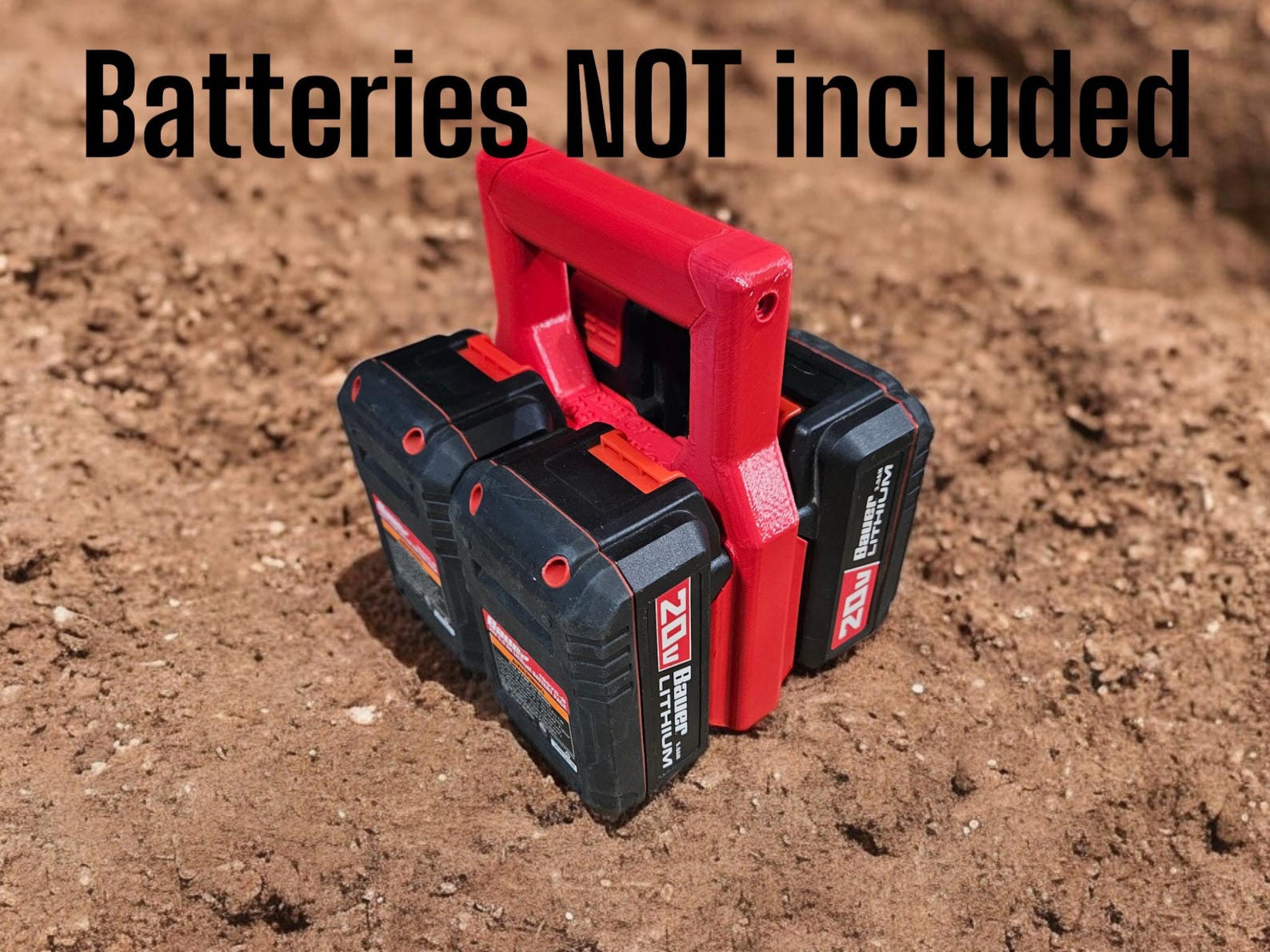 Battery Caddy for 2,4 or 6 Bauer 20V Lithium Batteries - Etsy