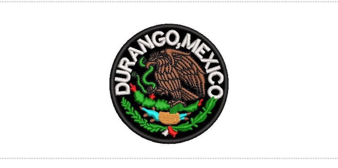 Durango Mexico Machine Embroidery File to Create A Patch! - Etsy