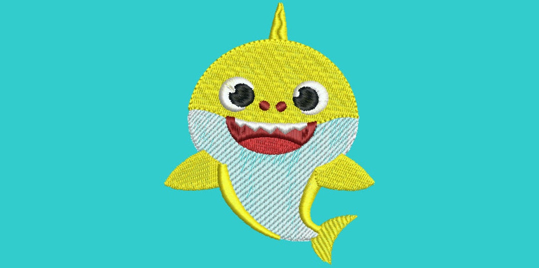 Baby Shark Machine Embroidery File! - Etsy