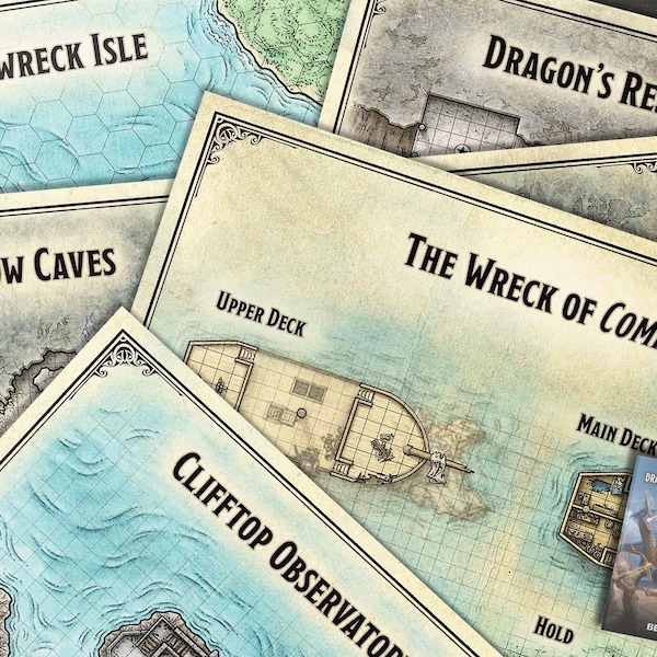 Stormwreck Isle Map - Etsy