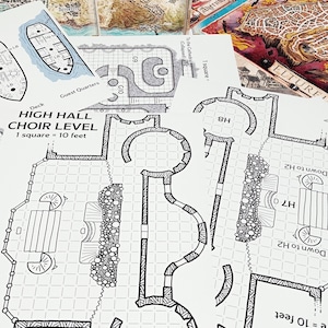 BG Descent Into Avernus Adventure Map Bundle Quality Prints on Matte ...