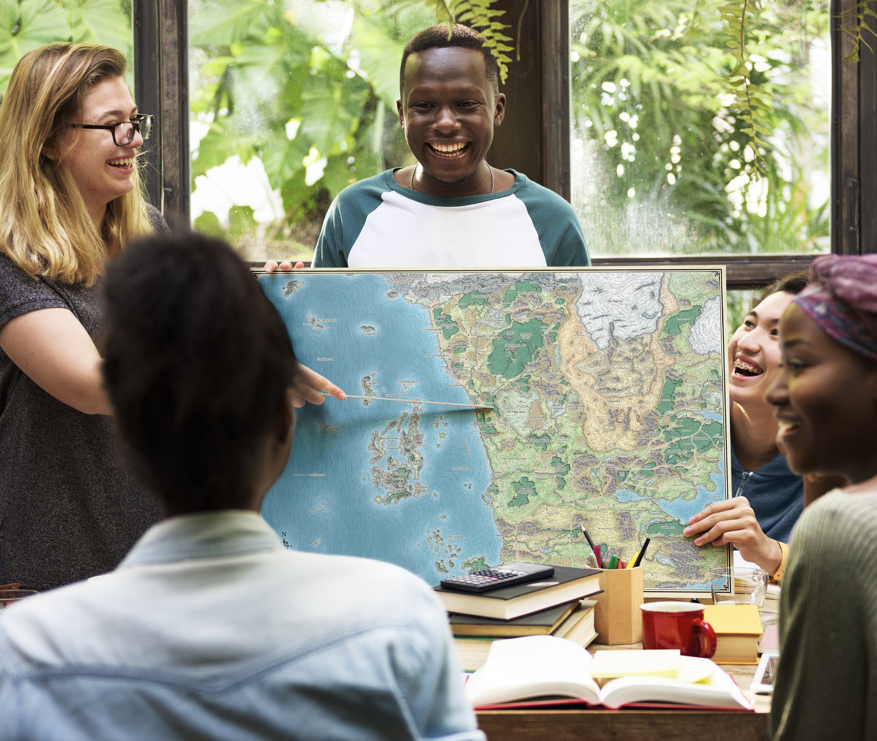 Sword Coast Map Canvas Print High Quality Battlemap Print on - Etsy ...