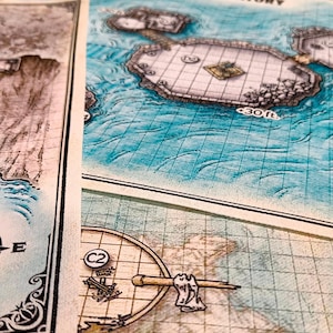 Dragons of Stormwreck Isle Battle Maps – 5 Full-size 1" Inch Grid Maps ...