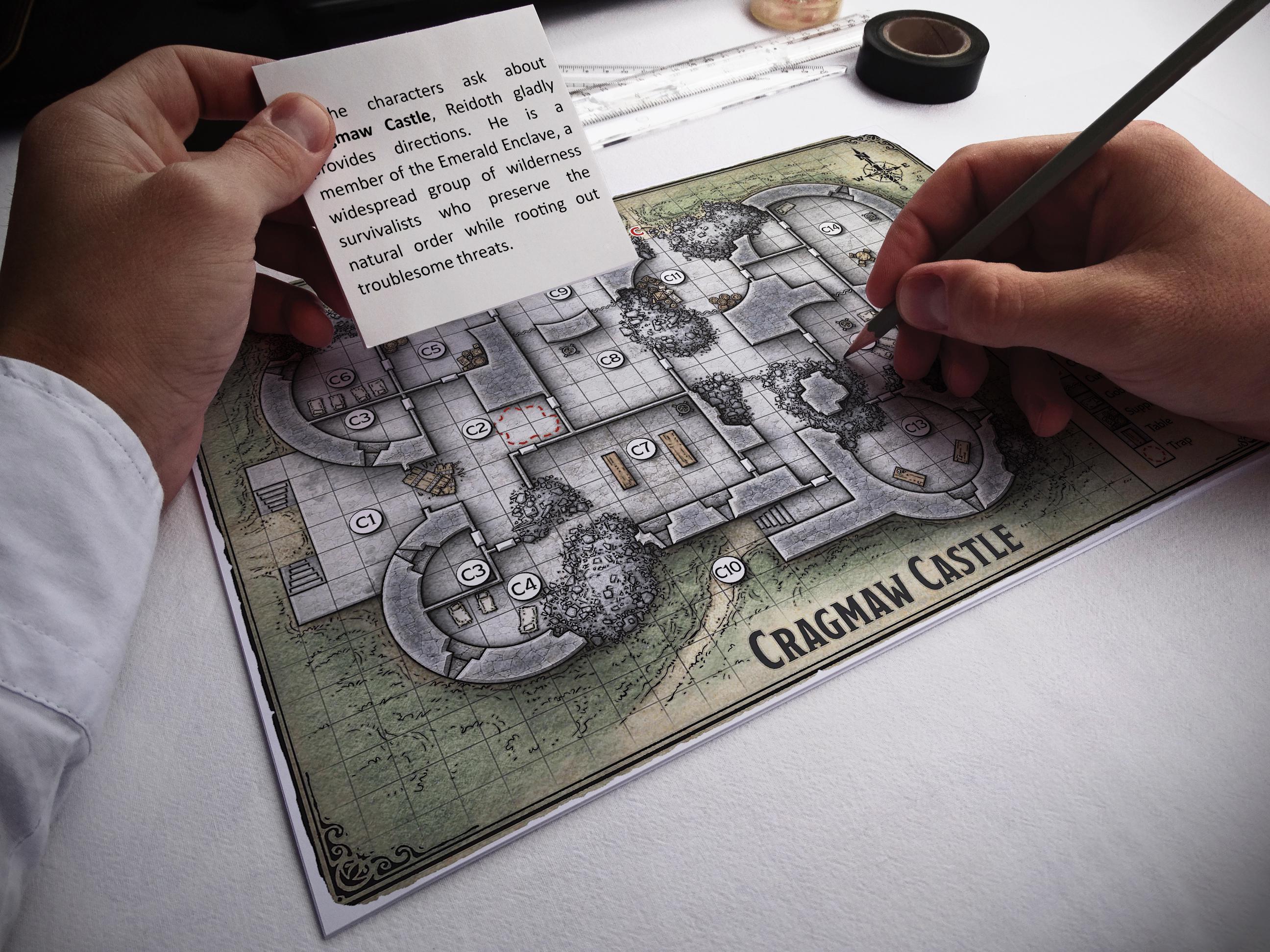 The Shattered Obelisk Adventure Map Bundle - Quality Battlemap Prints ...