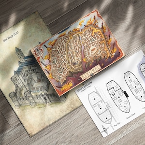 BG Descent Into Avernus Adventure Map Bundle Quality Prints on Matte ...