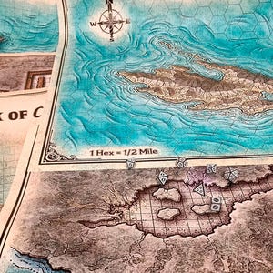 Dragons of Stormwreck Isle Battle Maps – 5 Full-size 1" Inch Grid Maps ...