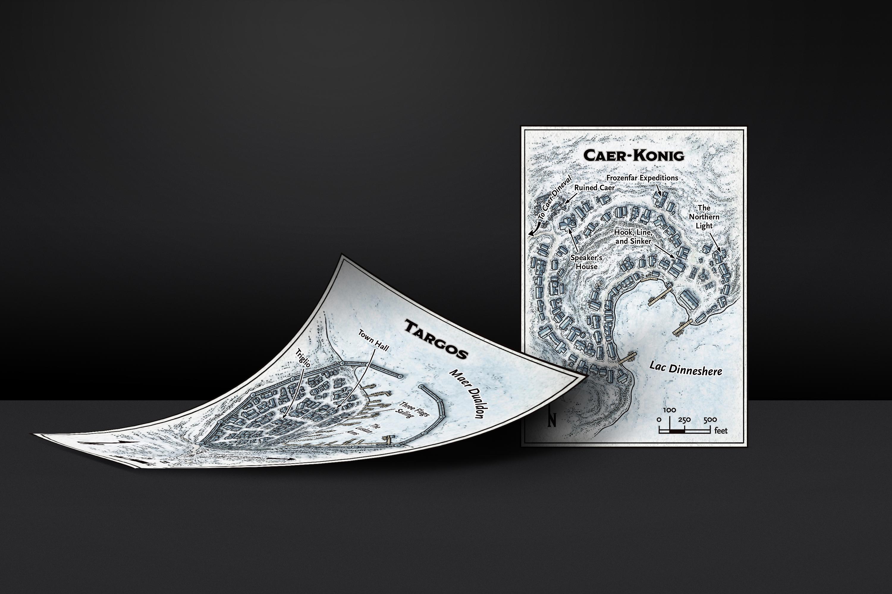 Icewind Dale Rime of the Frostmaiden Full-size True 1" Inch Grid Map ...