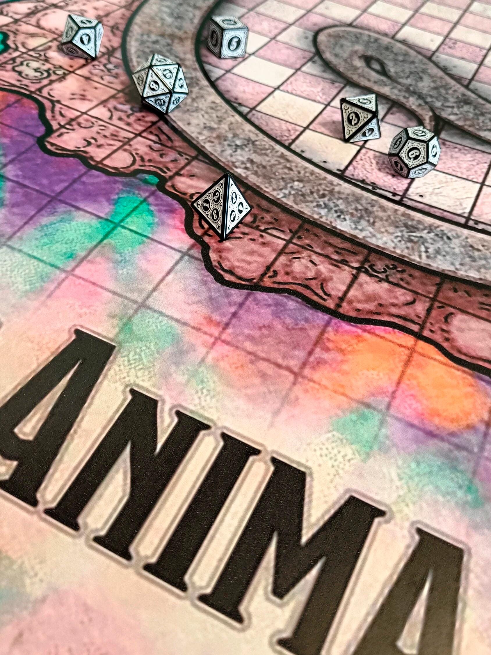 The Shattered Obelisk Full-size True 1" Inch Grid Map Prints on Poster ...