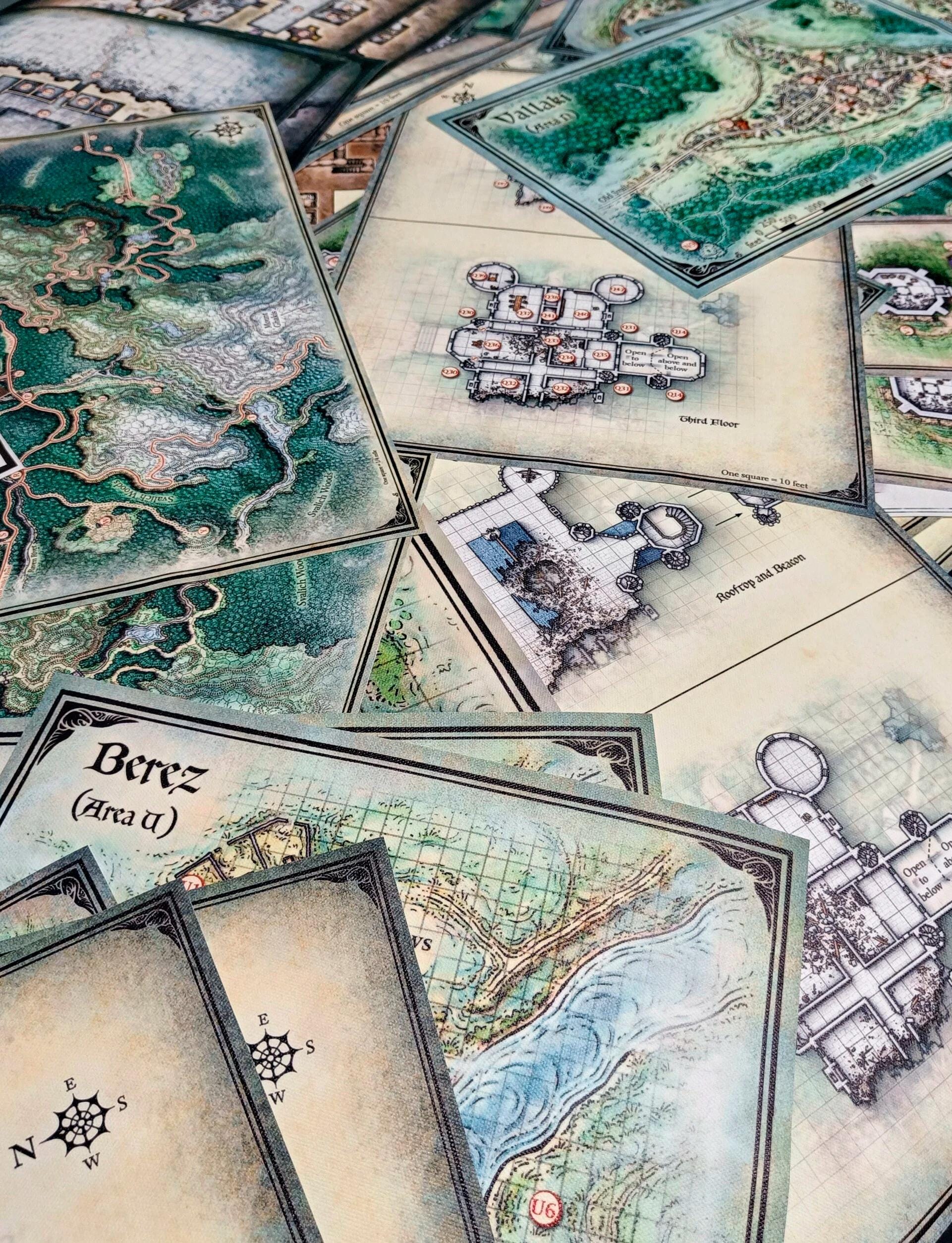 Curse of Strahd Adventure Map Bundle - Quality Battlemap Prints on ...