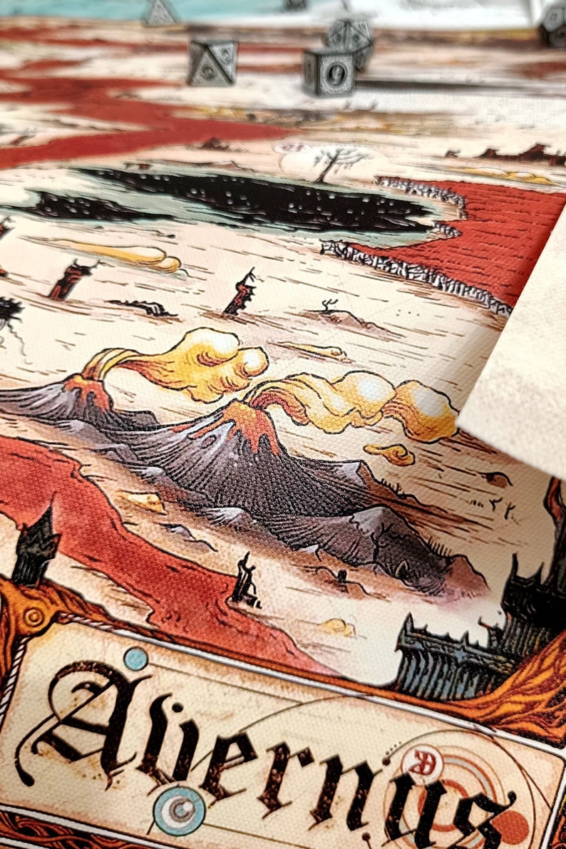 BG Descent Into Avernus Full-size Map Prints on Poster Paper or Cotton ...