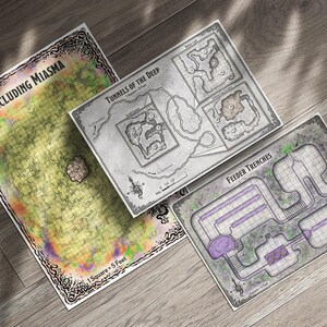 The Shattered Obelisk Adventure Map Bundle - Quality Battlemap Prints ...