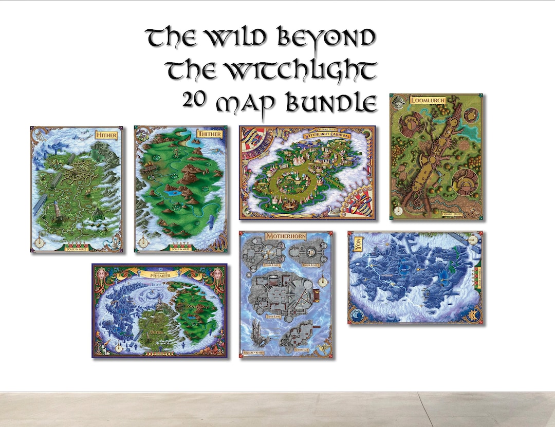The Wild Beyond the Witchlight Adventure Map Bundle - Quality Battlemap ...