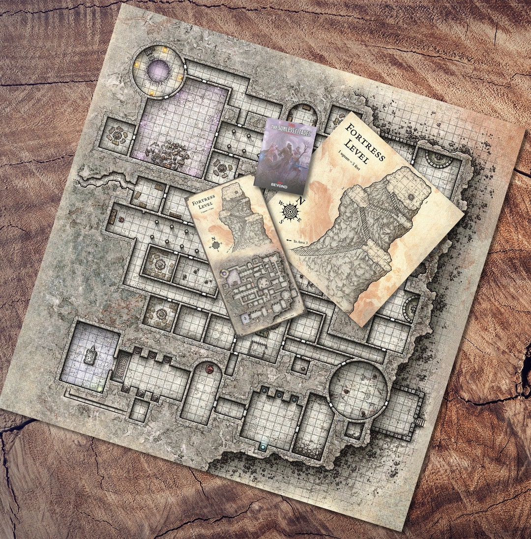 Sunless Citadel Map Prints Quality Prints on Sturdy Poster - Etsy