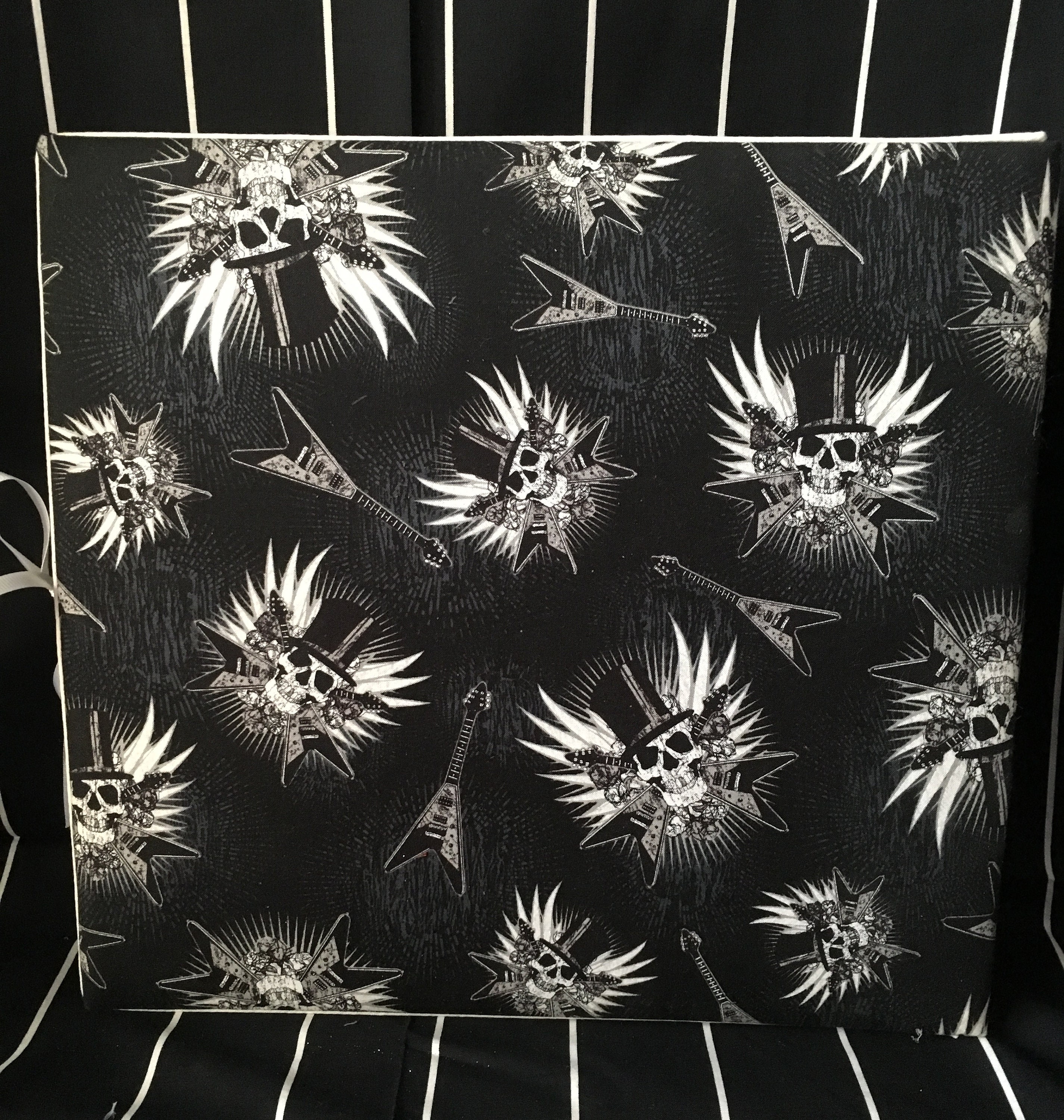 Rock Star Skulls 12 x 12 Album/Scrapbook-Steampunk/Goth/Biker/Heavy Metal