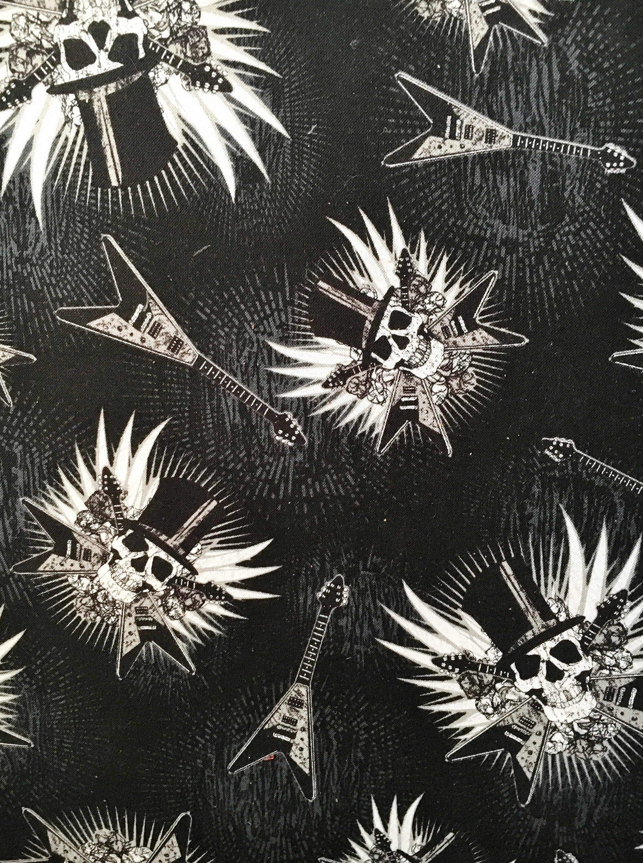 Rock Star Skulls 12 x 12 Album/Scrapbook-Steampunk/Goth/Biker/Heavy Metal
