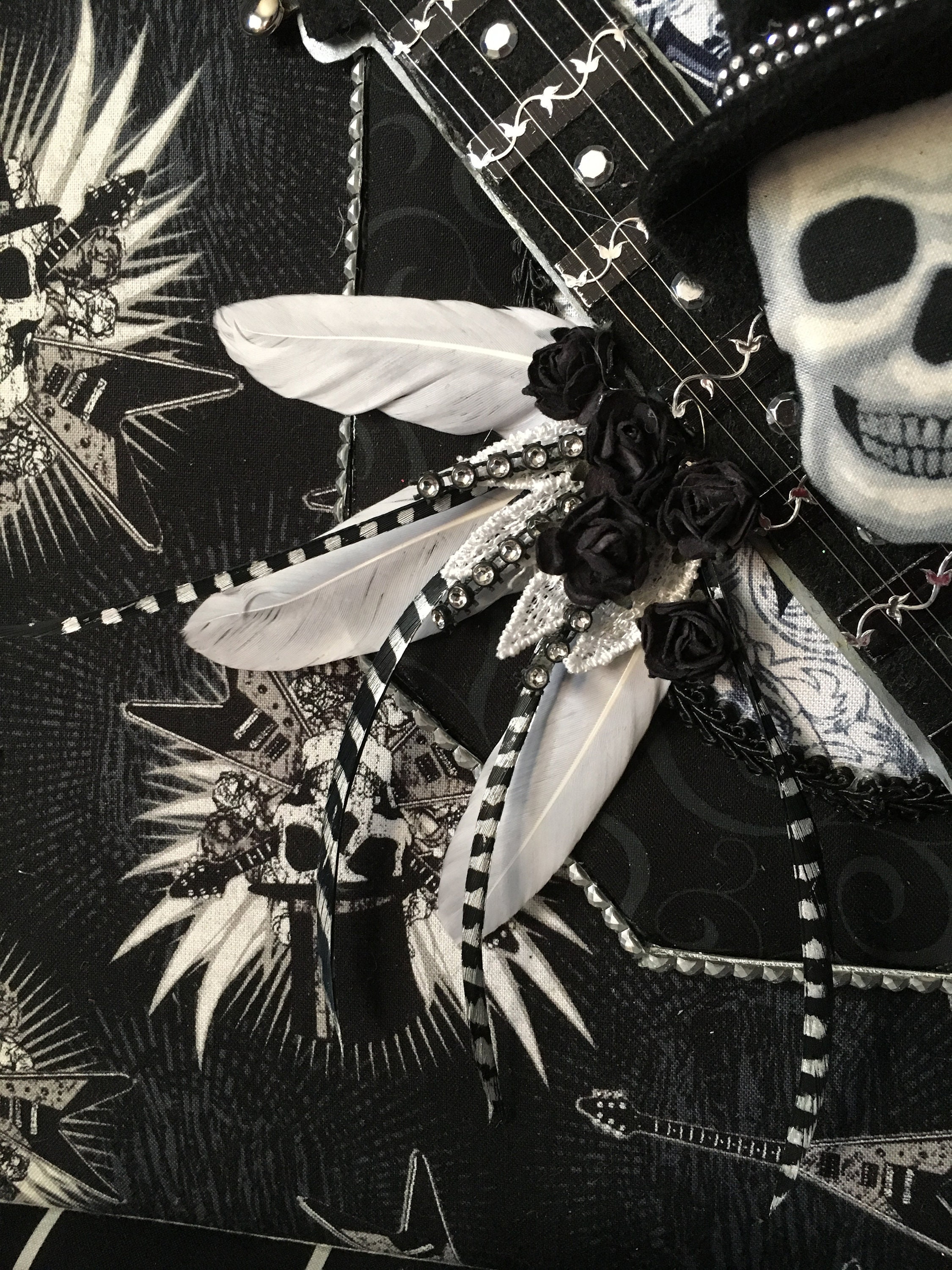 Rock Star Skulls 12 x 12 Album/Scrapbook-Steampunk/Goth/Biker/Heavy Metal